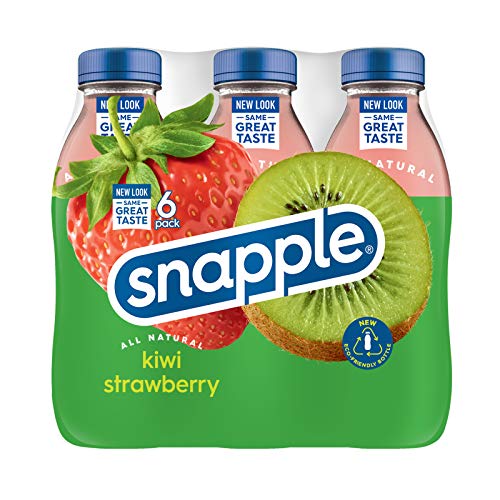 Snapple Kiwi Strawberry, 16 fl oz recycled plastic bottle, 6 pack