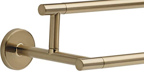 Delta Faucet 75925-CZ Trinsic Double Towel Bar, 24 Inch, Champagne Bronze