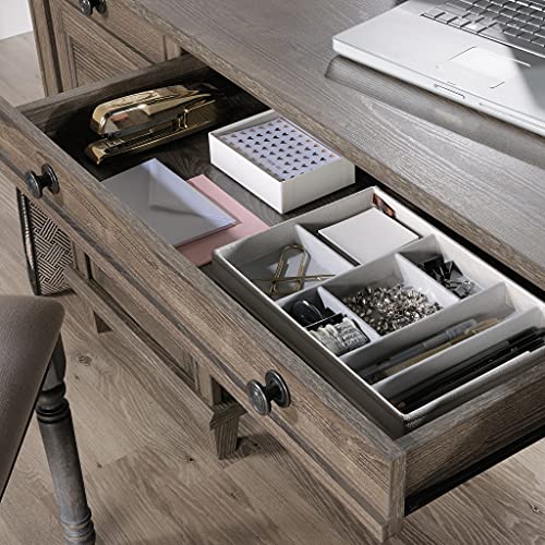 Sauder Hammond Desk, L: 67.56" x W: 29.21" x H: 30.0", Emery Oak Finish