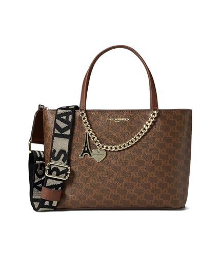 KARL LAGERFELD Paris Maybelle Tote Brown/Khaki PROCESSING PROCESSING