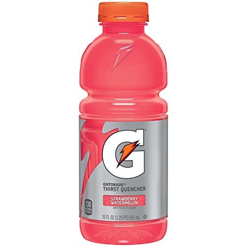 Gatorade Thirst Quencher Sports Drink, Strawberry Watermelon, 20 Oz (Pack of 4)