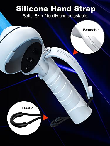 AMVR Upgraded Extension Grips for Beat Saber Handles, Compatible with Oculus/Meta Quest 2 Accessories,Also Suitable for Supernatural Training,Fruit Ninja,Blade & Sorcery and VR Game