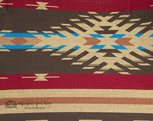Mission Del Rey Southwest Bedding Isleta Collection -Reversible Bedspread -King Size 114"x96" Tan & Brown