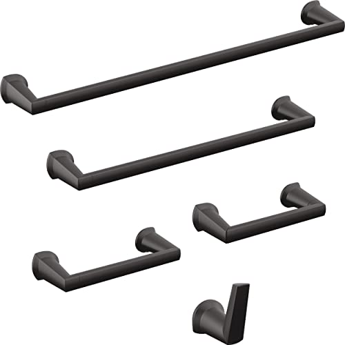 Delta Faucet 772500-BL Galeon Toilet Paper Holder, Matte Black