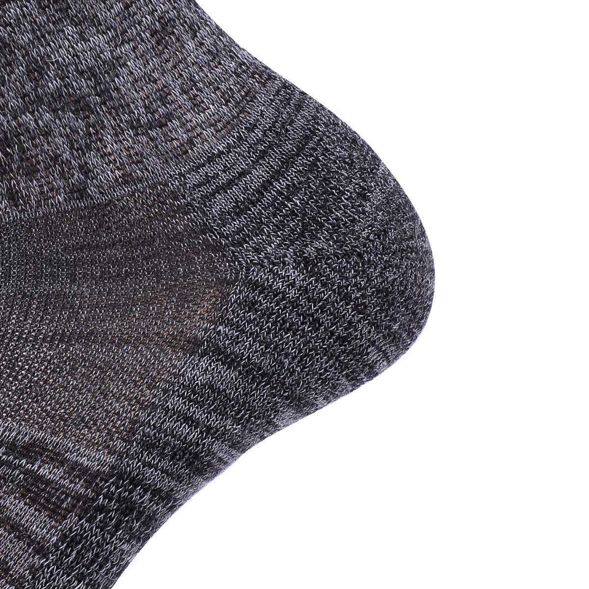 EnerWear 4 Pack Women's Merino Wool Outdoor Hiking Trail Crew Sock (US Shoe Size 4-10, Dark Purple/Black Stripe/Multi)