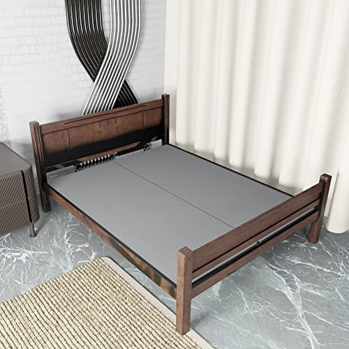 Greaton, 1.5-Inch Split Bunkie Board for Mattress/Bed Support - Fully Assembled, Improved Comfort and Support, Twin XL, Gray.