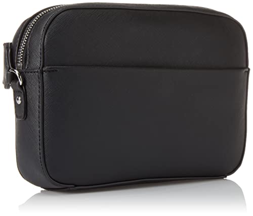 Karl Lagerfeld Paris Womens Maybelle Camera Crossbody Cross Body, Black/Grey, One Size US