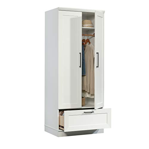 Sauder Homeplus Wardrobe, Soft White finish