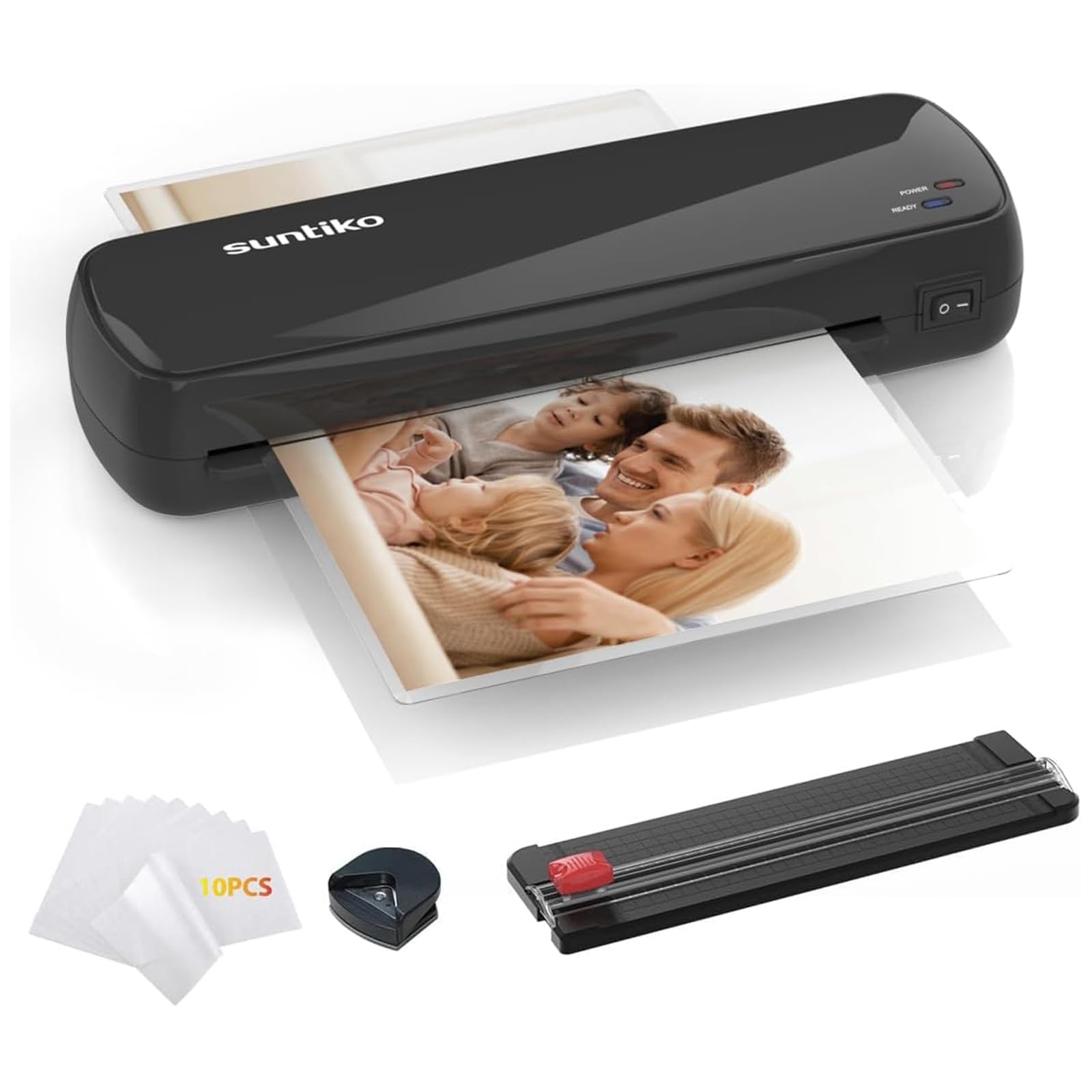 Laminator Machine, Quick Warm-Up, Fast Laminating, 4 in 1 Thermal Laminator, Laminating of A4/A5/A6 for Home Office School Use