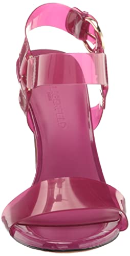 Karl Lagerfeld Paris Women's Cieone Ankle Strap Dress Heeled Sandal, Orchid, 7