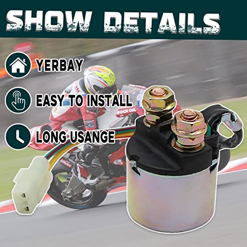 Starter Solenoid Relay for Honda TRX350 Fourtrax Rancher 350 2000-2006 / TRX400 Fourtrax Foreman 400 1995-2003 ATV