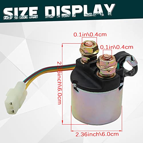 Starter Solenoid Relay for Honda TRX350 Fourtrax Rancher 350 2000-2006 / TRX400 Fourtrax Foreman 400 1995-2003 ATV