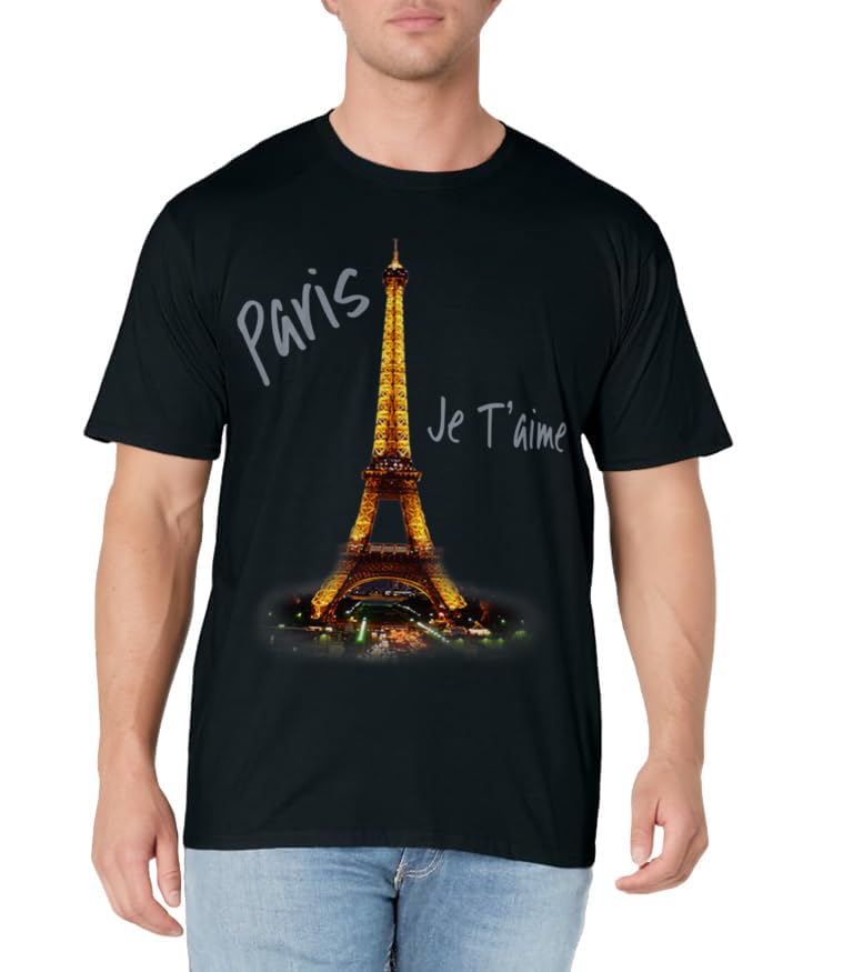 Eiffel Tower Paris French Vintage I Love Paris France T-Shirt