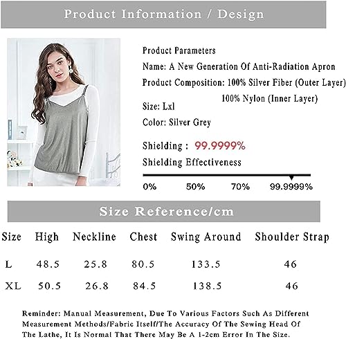 EMF Shielding Underwear Radiation Protection Lingerie Silver Fiber Maternity Clothes Protect The Body from Radiation Injury
