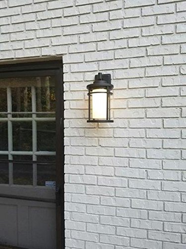 Home Decorators Collection, DW7178BK, LED Outdoor Black Medium Wall Light