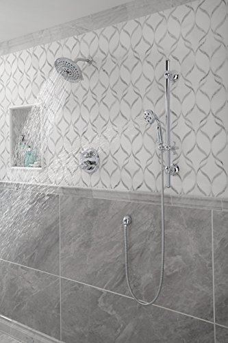 DELTA FAUCET T27897, Chrome Cassidy Traditional Monitor 17 Series Valve Trim with 3-Setting Integrated Diverter