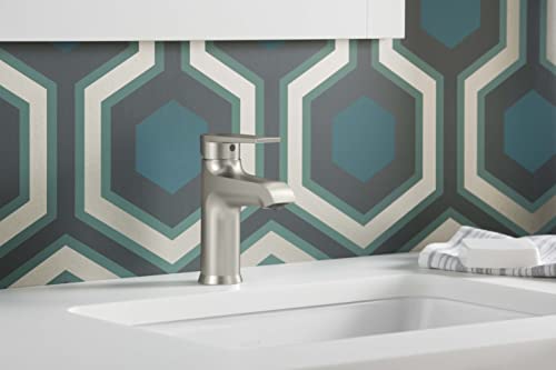 KOHLER 97060-4-BN Hint Single Control Faucet, Vibrant Brushed Nickel