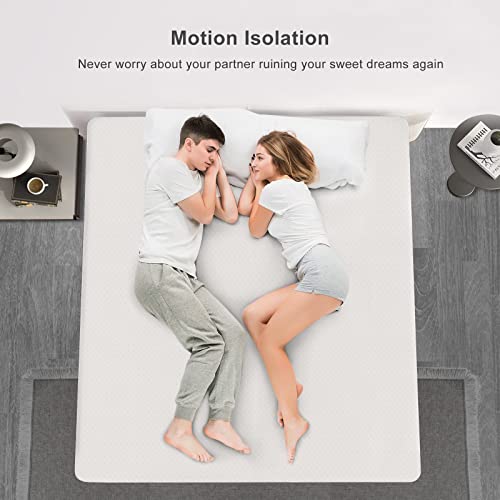 King Mattress, Molblly 12 inch Gel Memory Foam Mattress with CertiPUR-US Bed Mattress in a Box for Sleep Cooler & Pressure Relief, King Size