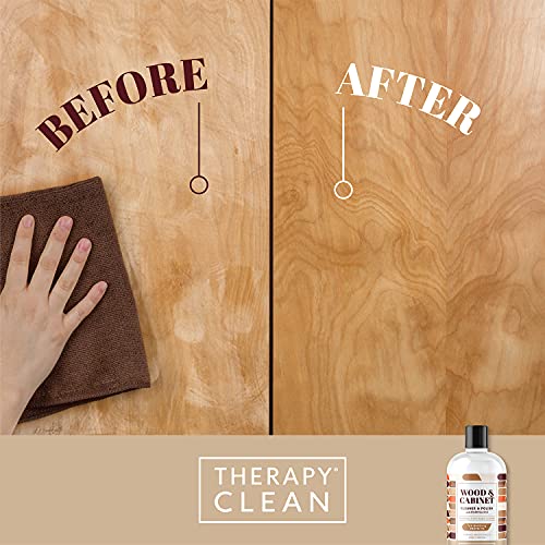 Therapy Furniture Polish & Wood Cleaner Kit 16 oz. Cabinet and Table Restorer