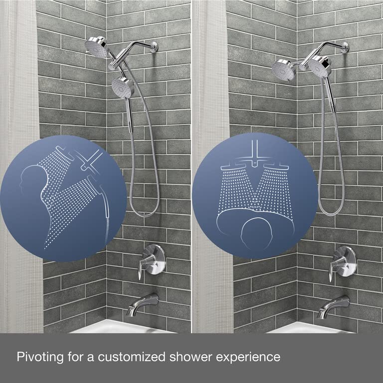 Kohler 23218-BN Awaken Shower Packages, 2-in-One Combo, Vibrant Brushed Nickel