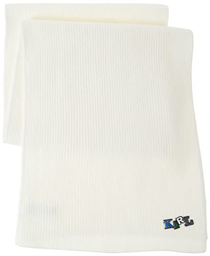 Karl Lagerfeld Paris womens Accessories Scarf,Ivory,ONE SIZE