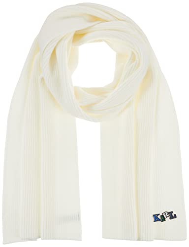 Karl Lagerfeld Paris womens Accessories Scarf,Ivory,ONE SIZE