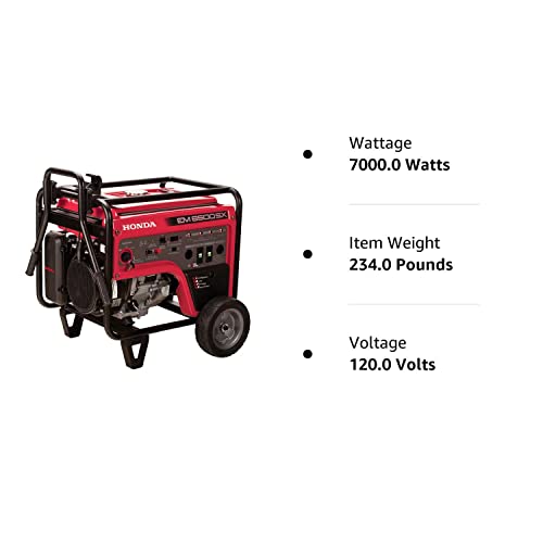 Honda EM6500S Generator w/ Electric Start