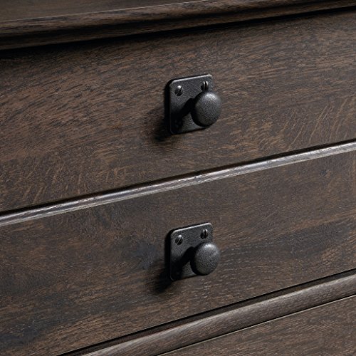 Sauder Carson Forge 4-Drawer Chest, Coffee Oak finish