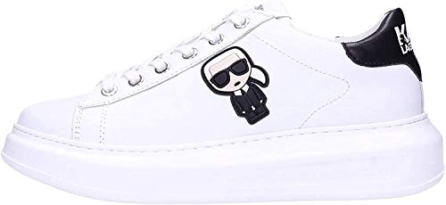 KARL LAGERFELD Kapri Karl Ikonic Lo Lace Trainers Women White/Black - 6.0 - Low Top Trainers Shoes