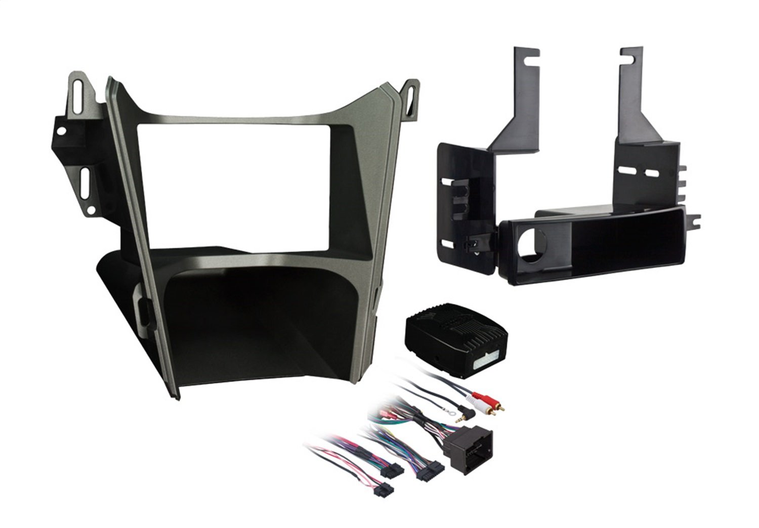 Metra Electronics Single DIN/Double DIN Installation Kit for 2010 Chevrolet Equinox Vehicles (Gray)