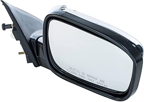 Passenger Side Mirror for Honda Accord LX/EX/SE Models 4door sedan (2003 2004 2005 2006 2007) Manual Folding Power Adjusting Non-Heated Right Side Rear View Outside Door Mirror Replacement - HO1321152
