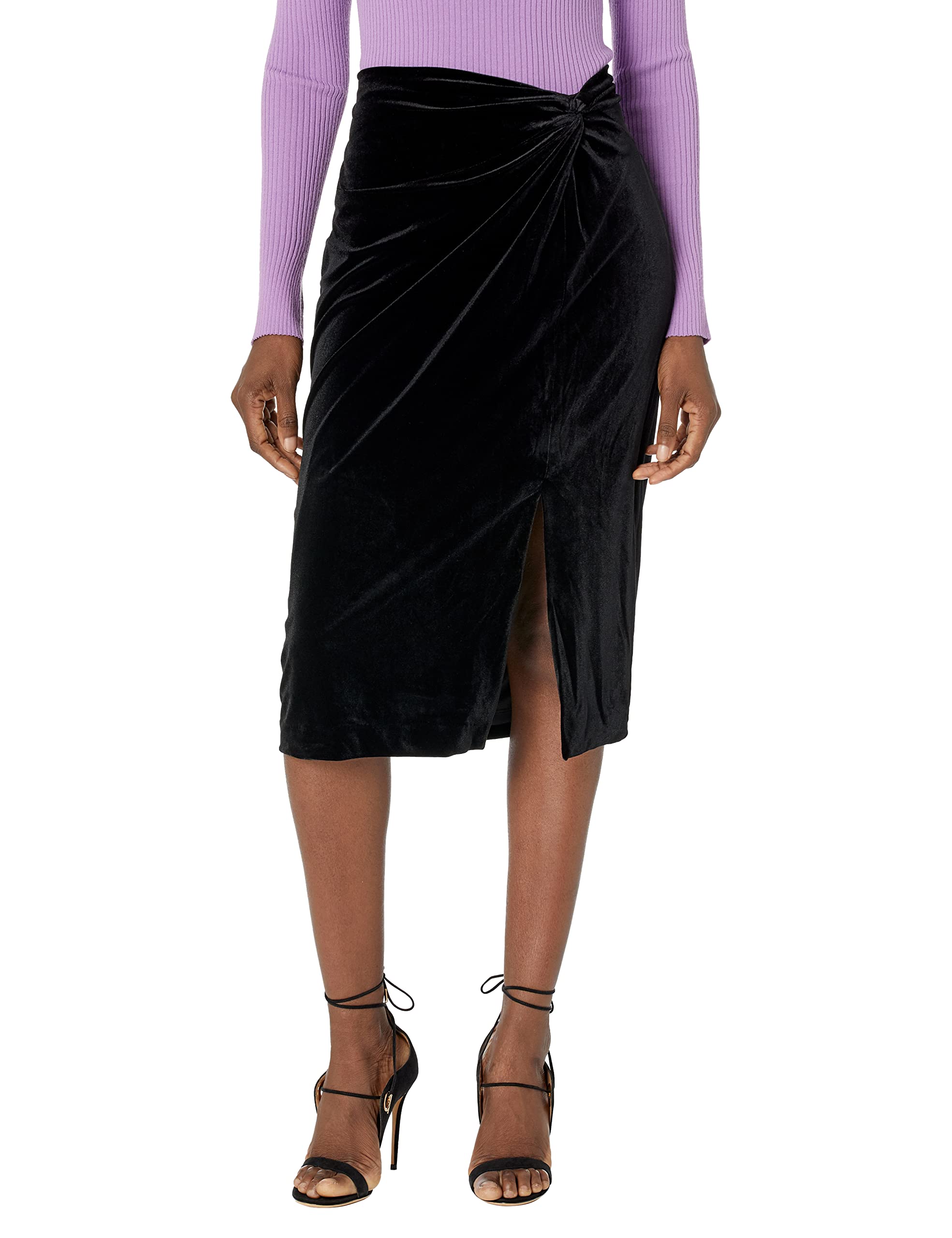 KARL LAGERFELD PARIS Women's Everyday Pull On Sport Skirt, Black, Small