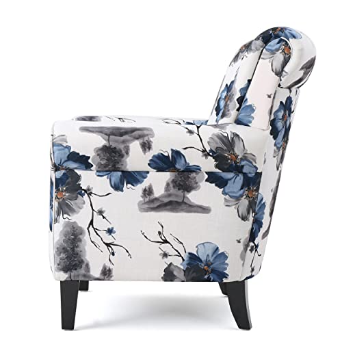 Christopher Knight Home Roseville Fabric Club Chair, Floral Print