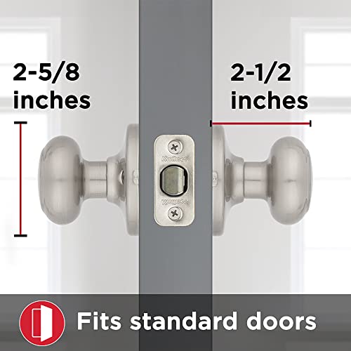 Kwikset 92001-572 Cove Passage Hall/Closet Knob In Satin Nickel