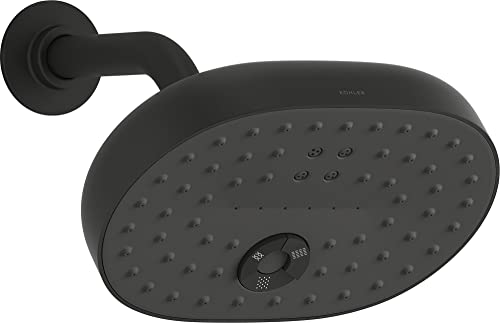 KOHLER 26290-BL Statement Multifunction 2.5 gpm Showerhead, Matte Black