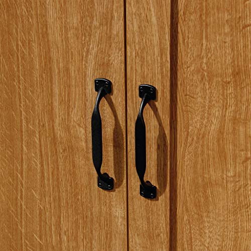 Sauder Storage Cabinet, Highland Oak Finish