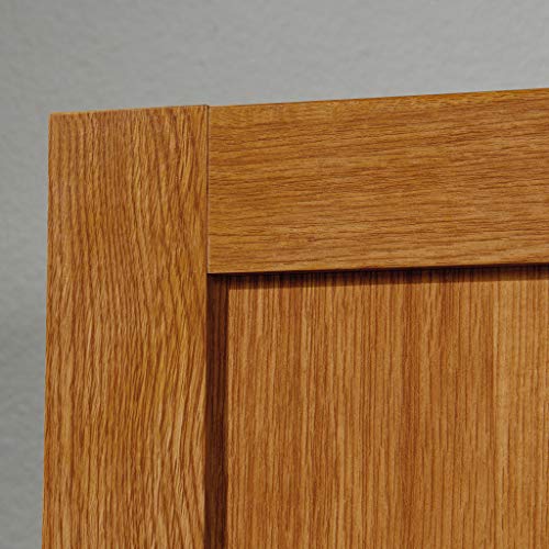 Sauder Storage Cabinet, Highland Oak Finish