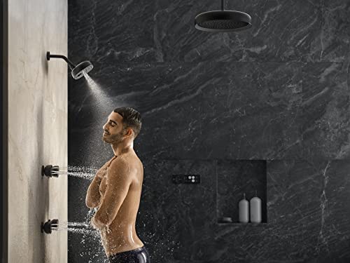 KOHLER 26290-BL Statement Multifunction 2.5 gpm Showerhead, Matte Black