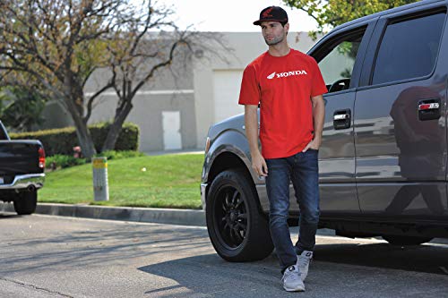 Factory Effex 15-88330 Honda' Horizontal T-Shirt (Red, Medium)