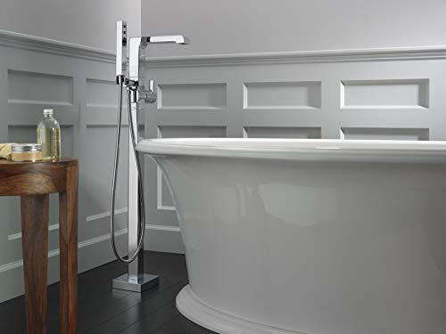 Delta Faucet T4767-FL Floor-Mount Tub Filler Trim, Chrome