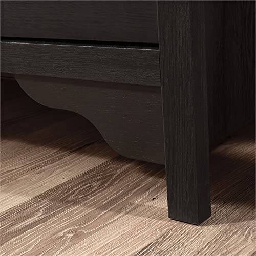 Sauder Dawson Trail 6-Drawer Bedroom Dresser in Raven Oak, Raven Oak Finish
