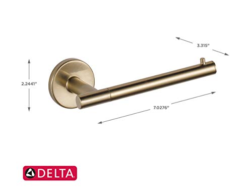 Delta Faucet 75950-CZ Trinsic Toilet Paper Holder, 3.31 x 7.00 x 3.31 Inches, Champagne Bronze