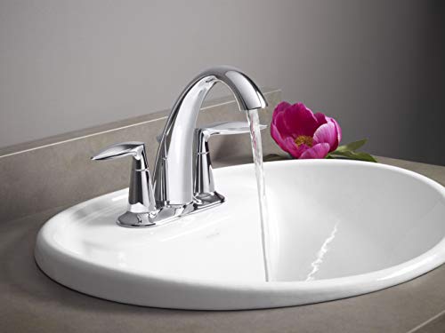 Bathroom Faucet by KOHLER, Bathroom Sink Faucet, Alteo Collection, Centerset Faucet, Polished Chrome, K-45100-4-CP