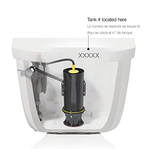 KOHLER GENUINE PART 1069722 3" Toilet Flush Valve Kit , Black