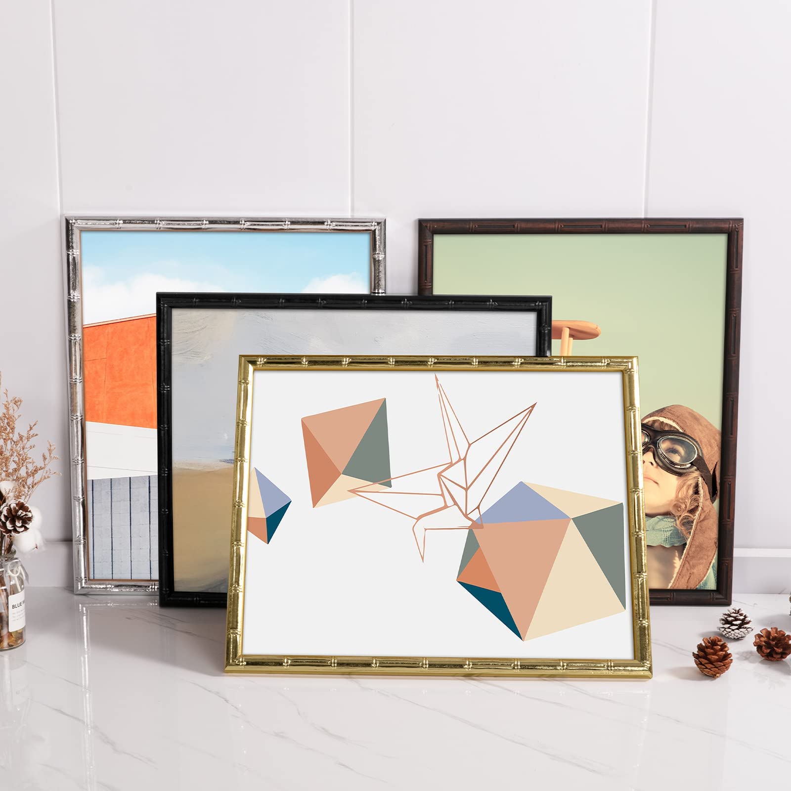 16x20in Picture Frames, PhotoFrame for Wall Home Decoration, Gold