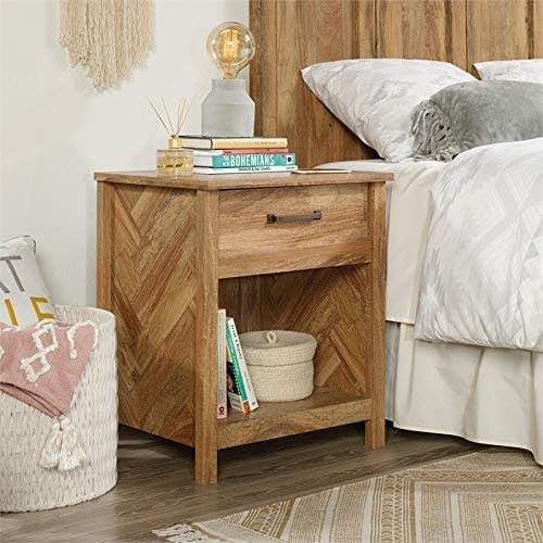 Sauder Cannery Bridge Nightstand, Sindoori Mango Finish