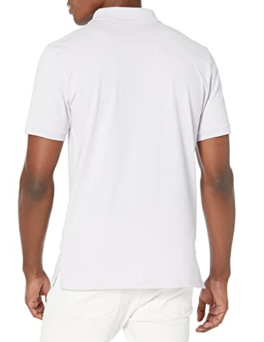Karl Lagerfeld Paris Men's Polo with Tonal Karl Armour Logo, Lavender