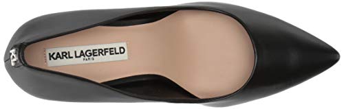 Karl Lagerfeld Paris Women's Royale Dress Pump, Black, 8