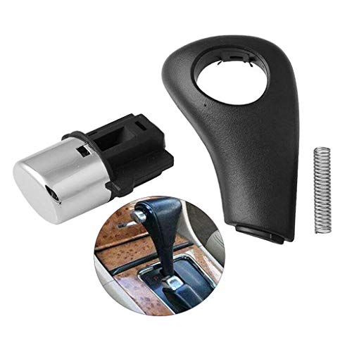 Gangmu Tec Vehicle Shift Knob Button Repair Kit with Side Plate, Smooth Button-Pressing for Safe Driving, Replacement for 2003-2005 Honda Accord, Part Number 54132-SDA-A81 54141-SDA-A81 54133-SDA-A81