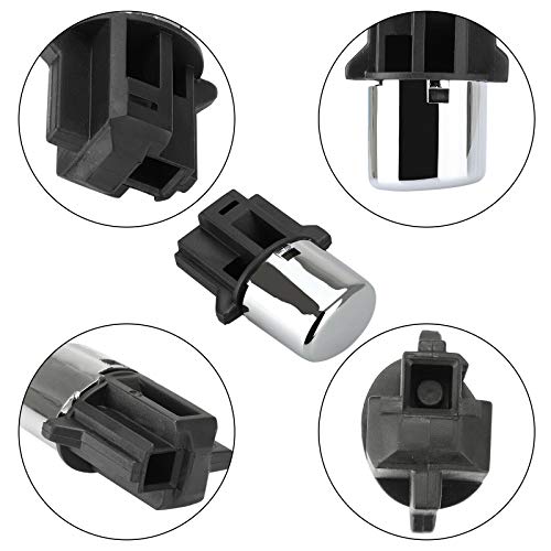 Gangmu Tec Vehicle Shift Knob Button Repair Kit with Side Plate, Smooth Button-Pressing for Safe Driving, Replacement for 2003-2005 Honda Accord, Part Number 54132-SDA-A81 54141-SDA-A81 54133-SDA-A81